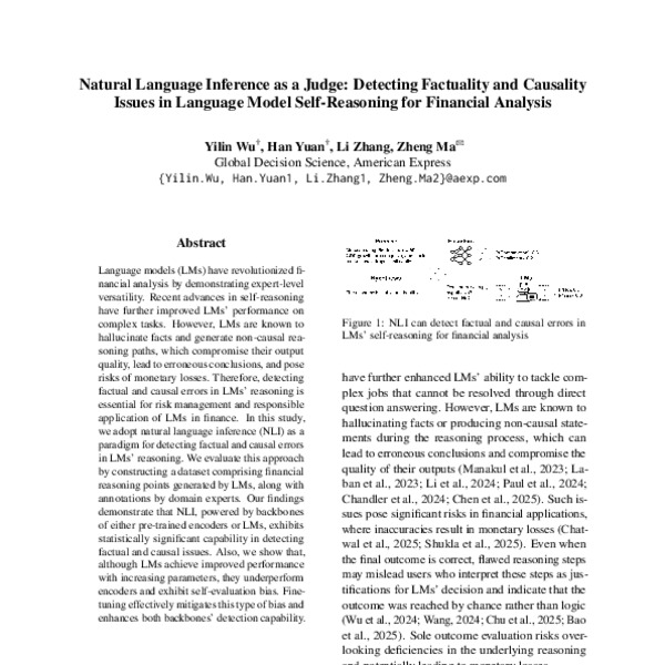 Natural Language Inference as a Judge: Detecting Factuality and ...