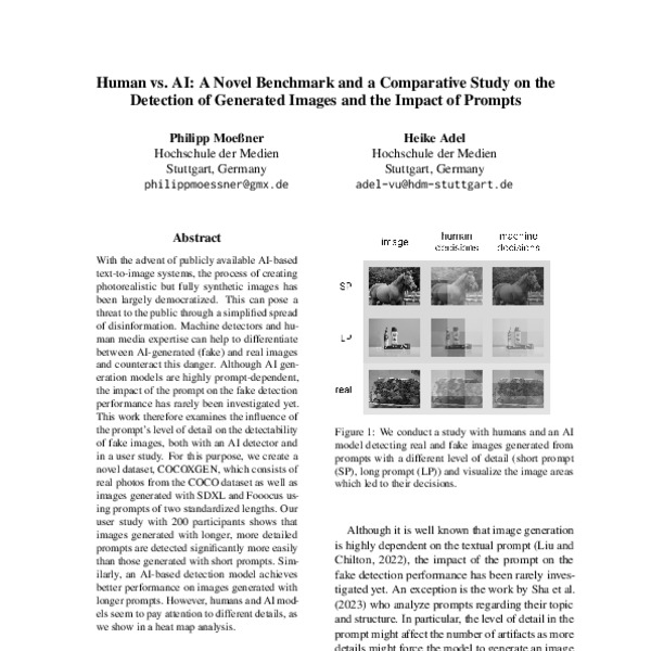 Human vs. AI: A Novel Benchmark and a Comparative Study on the ...