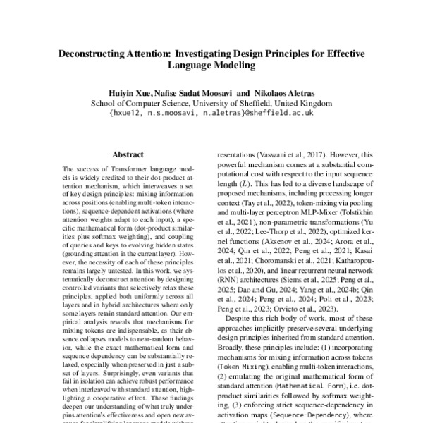 Deconstructing Attention: Investigating Design Principles for Effective ...