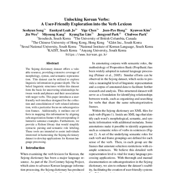 Unlocking Korean Verbs: A User-Friendly Exploration into the Verb ...