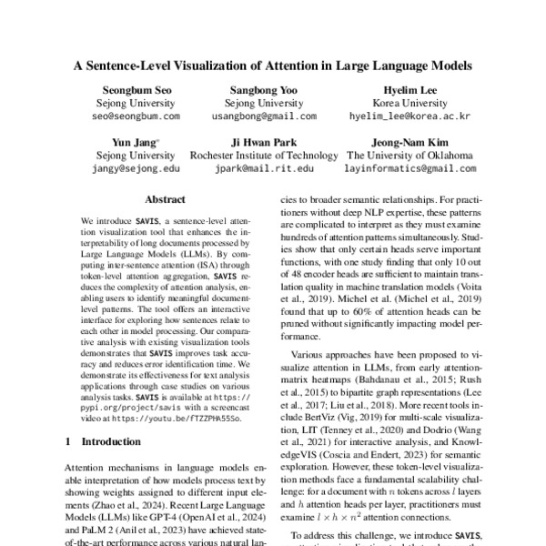 A Sentence-Level Visualization of Attention in Large Language Models - ACL Anthology