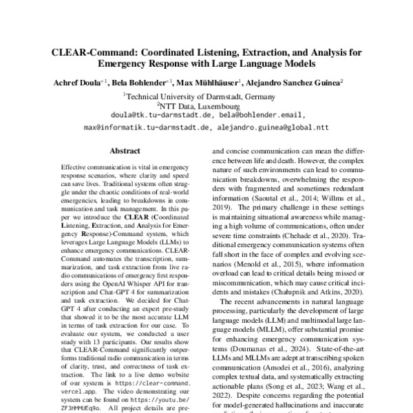 CLEAR-Command: Coordinated Listening, Extraction, and Allocation for ...