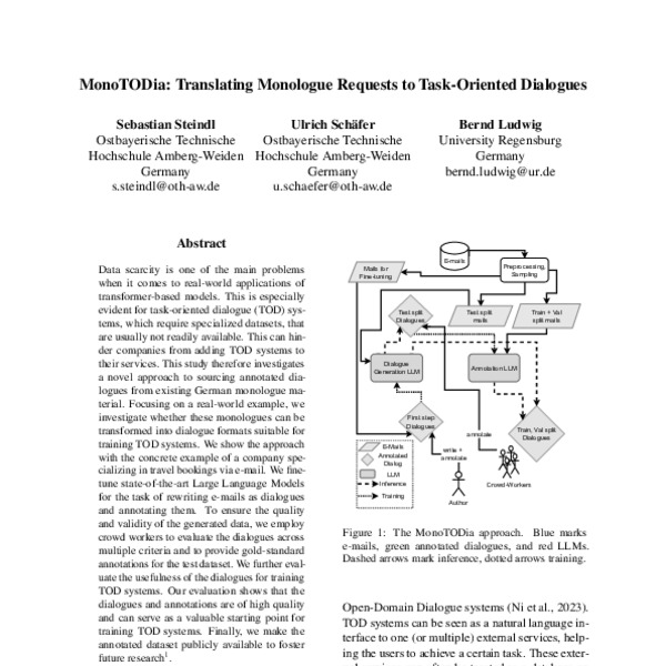 MonoTODia: Translating Monologue Requests to Task-Oriented Dialogues - ACL Anthology