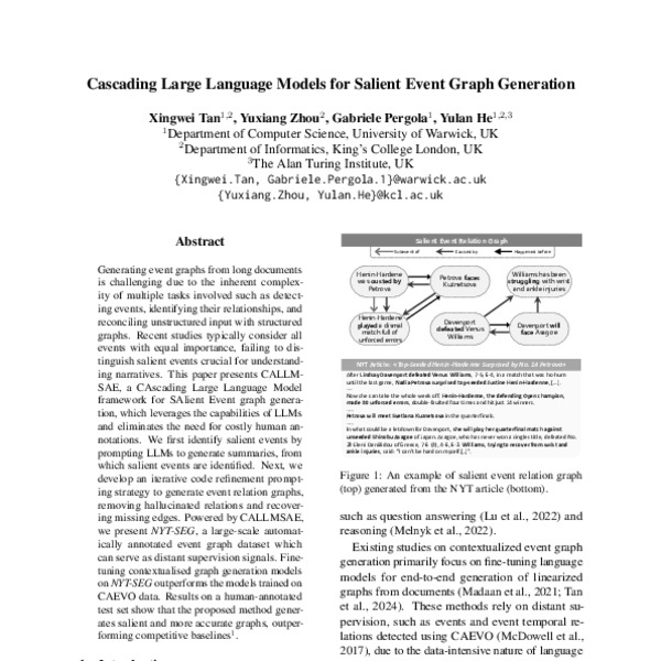 Cascading Large Language Models for Salient Event Graph Generation - ACL Anthology