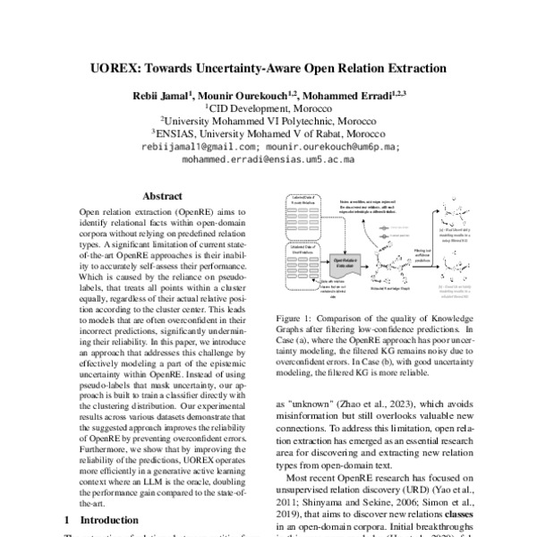 UOREX: Towards Uncertainty-Aware Open Relation Extraction - ACL Anthology