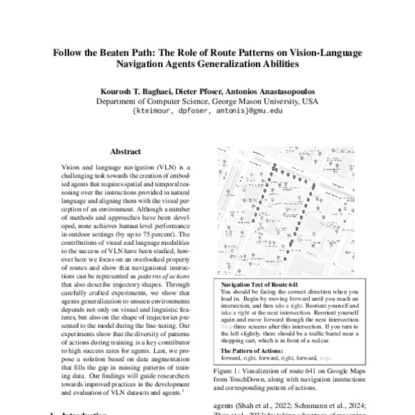 Follow the Beaten Path: The Role of Route Patterns on Vision-Language Navigation Agents ...