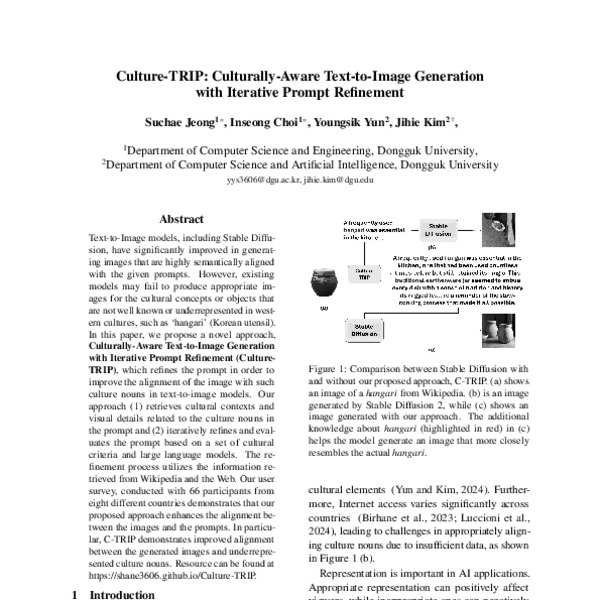 Culture-TRIP: Culturally-Aware Text-to-Image Generation with Iterative Prompt Refinement - ACL ...