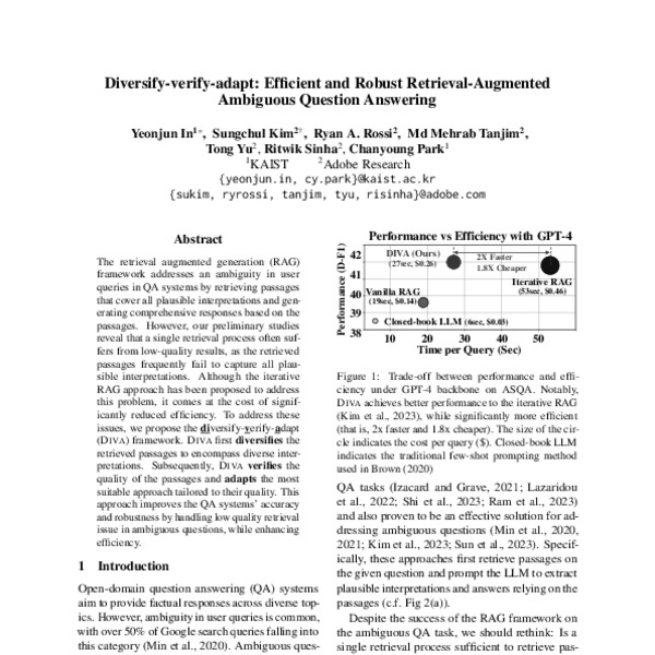 Diversify-verify-adapt: Efficient and Robust Retrieval-Augmented Ambiguous Question Answering ...