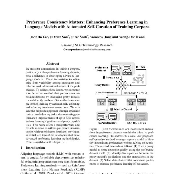 Preference Consistency Matters: Enhancing Preference Learning in Language Models with Automated ...