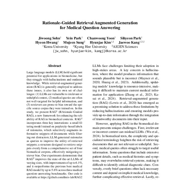 Rationale-Guided Retrieval Augmented Generation for Medical Question Answering - ACL Anthology