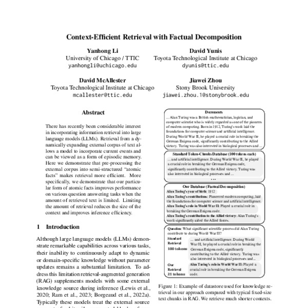 Context-Efficient Retrieval with Factual Decomposition - ACL Anthology