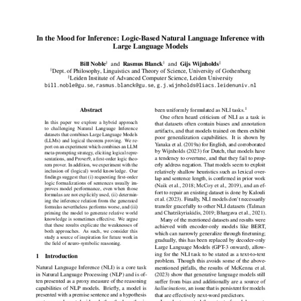 In the Mood for Inference: Logic-Based Natural Language Inference with ...