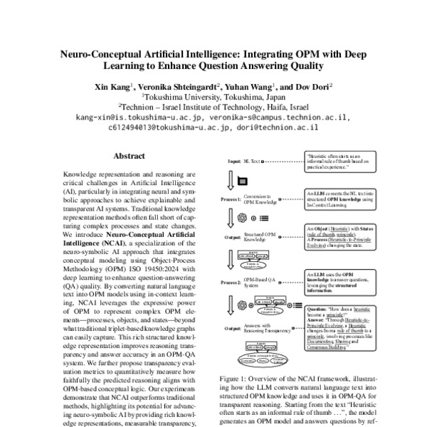 Neuro-Conceptual Artificial Intelligence: Integrating OPM with Deep Learning to Enhance Question ...