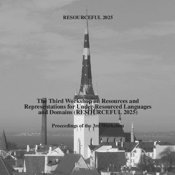 Proceedings of the Third Workshop on Resources and Representations for ...