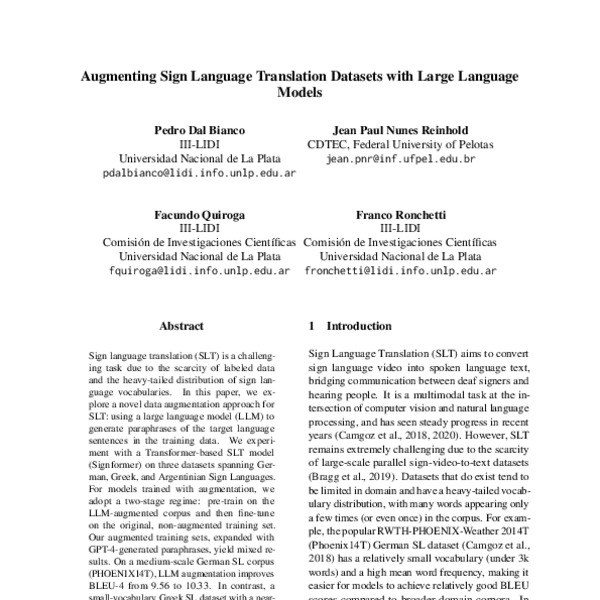 Augmenting Sign Language Translation Datasets with Large Language ...