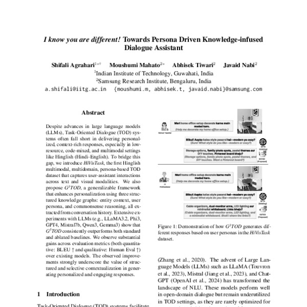 I know you are different! Towards Persona Driven Knowledge-infused ...