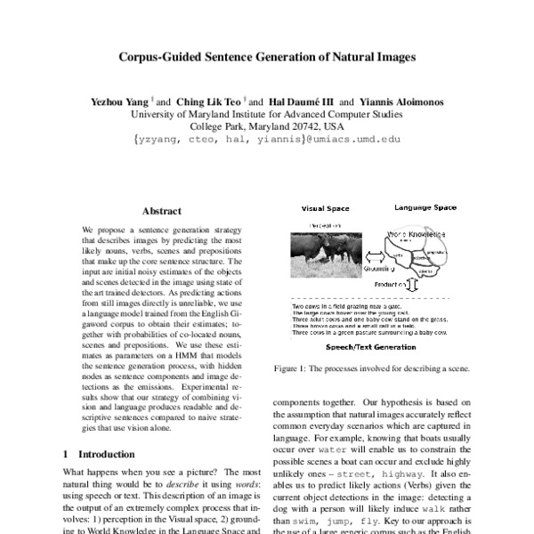 Corpus-Guided Sentence Generation of Natural Images - ACL Anthology