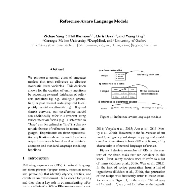 Reference-Aware Language Models - ACL Anthology