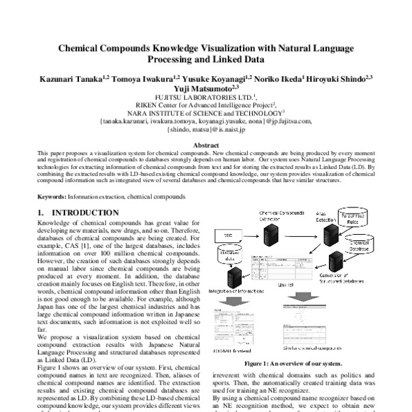Chemical Compounds Knowledge Visualization with Natural Language ...
