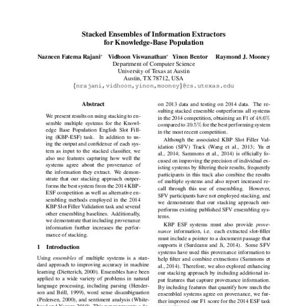 Stacked Ensembles of Information Extractors for Knowledge-Base ...