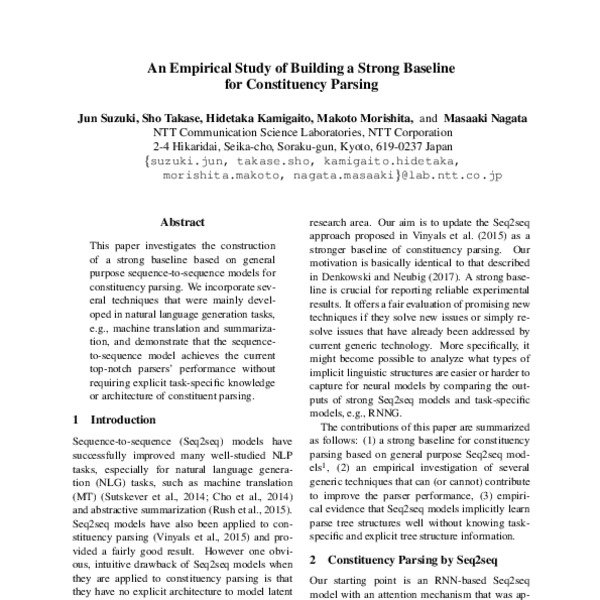 An Empirical Study of Building a Strong Baseline for Constituency ...